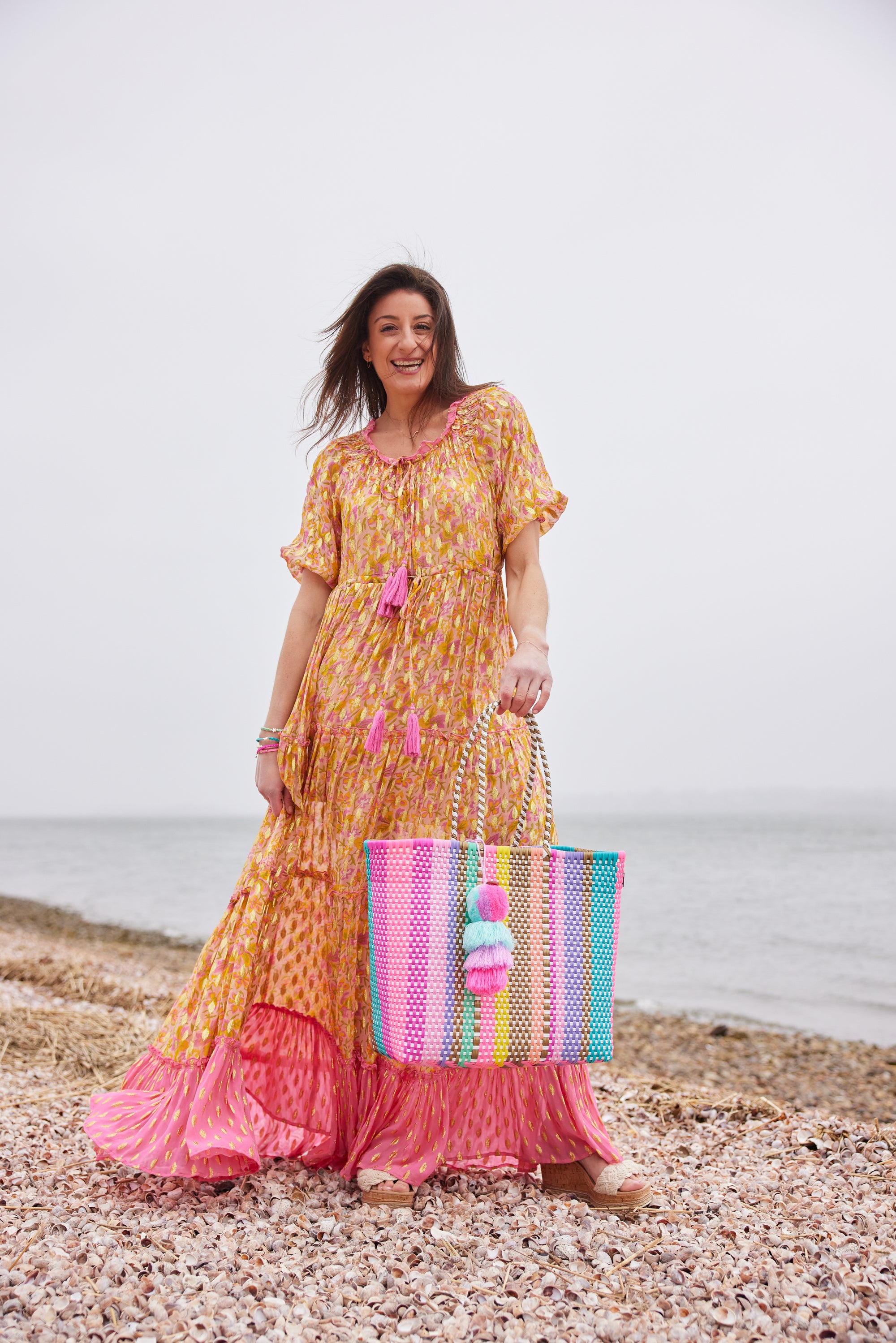 Sunshine Rain Citron Tote