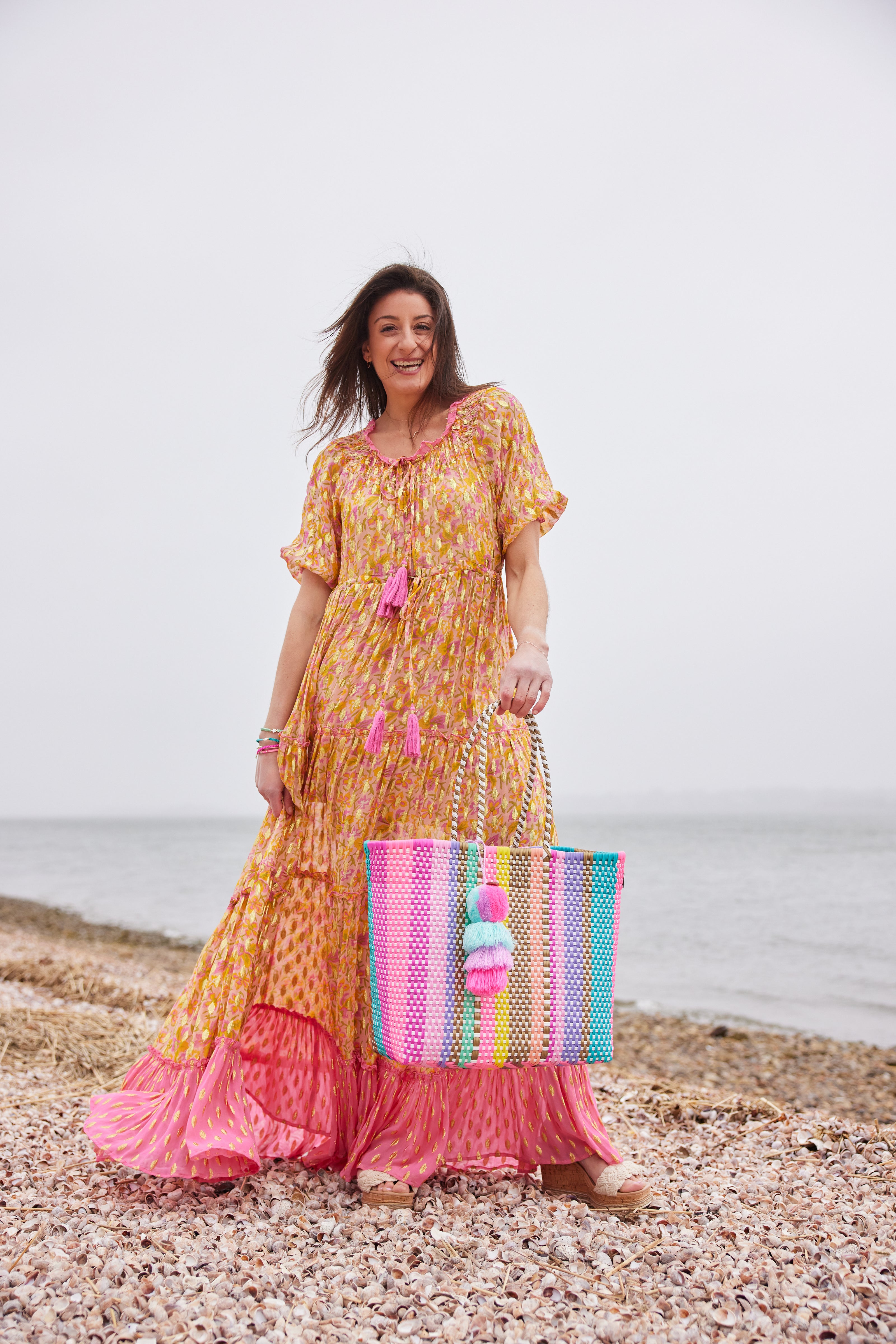 Sunshine Rain Citron Tote