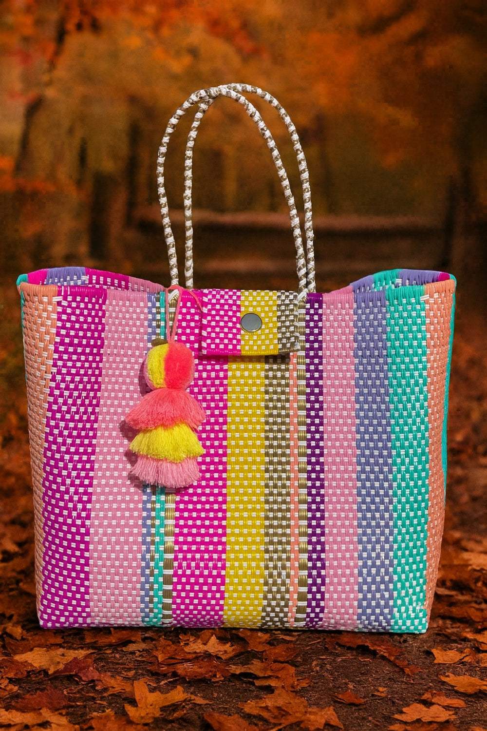 Sunshine Rain Citron Tote